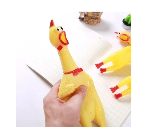 GENERICO Pollo Juguete De Goma Con Sonido 39cm Para Perros Y Gatos ...