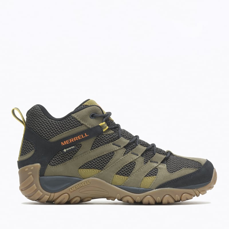 MERRELL Botín Hombre Alverstone Mid Gtx Oliva MERRELL | falabella.com