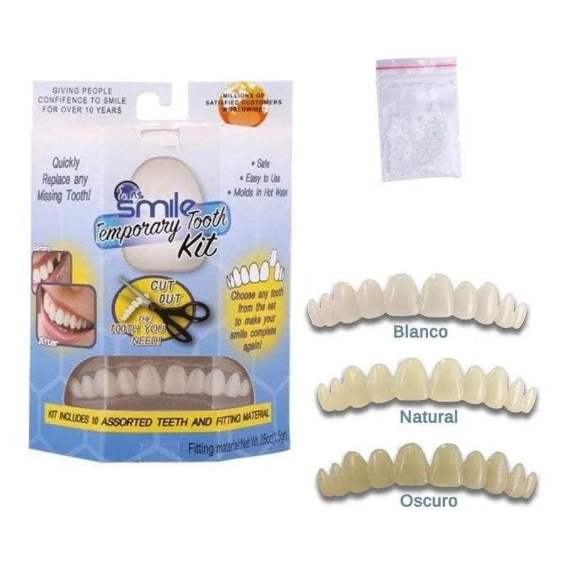 KUANGYE Kit De Dientes Temporales Reparacion Dental Dientes Postizos ...