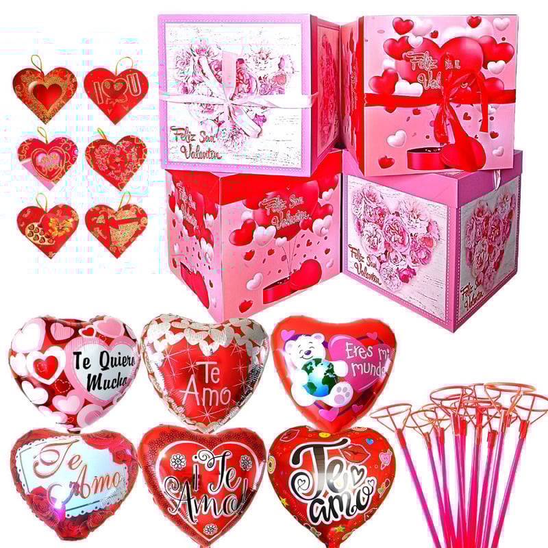 GENERICO Pack día del amor A6 con 48 productos para San Valentín ...