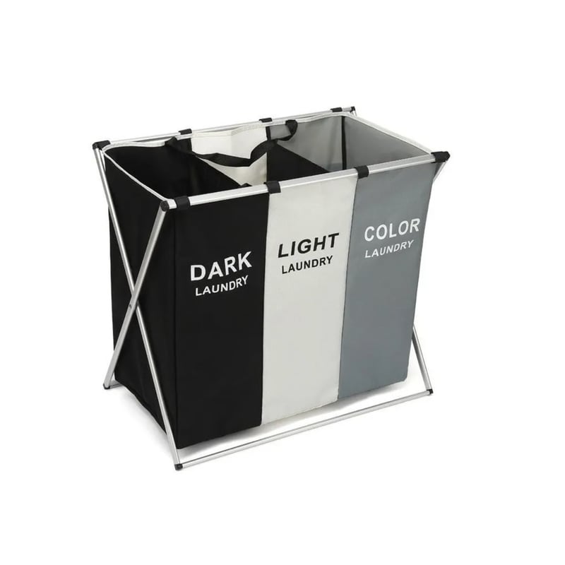 GENERICO Cesto Plegable Ropa Sucia Canasto Con 3 Separaciones ...