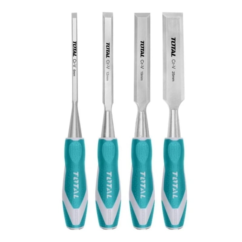 TOTAL TOOLS Kit Set Juego De Cinceles Para Madera 4 Pcs | falabella.com