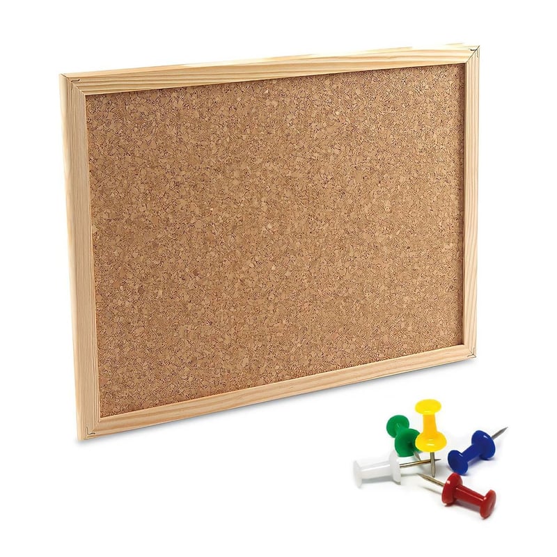 GENERICO Pizarra de Corcho de Pared 30x40cm Marco de Madera | falabella.com