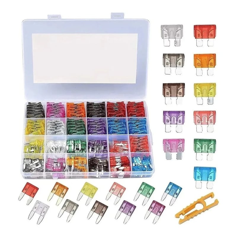 GENERICO Kit 300pcs Fusible Para Auto Caja Fusibles Coche Automotriz ...