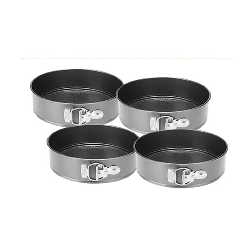 4 Molde Torta Moldes Queque Moldes Desmontables Mini Redondo | Sodimac ...