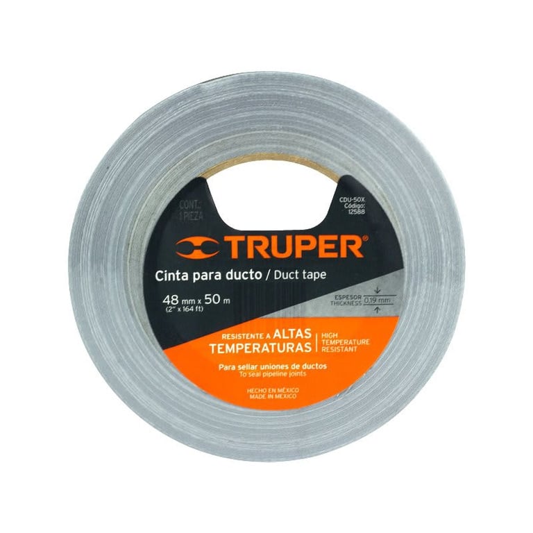 TRUPER Duct Tape Cinta Americana Ductos 48mm X 50mt Truper | falabella.com