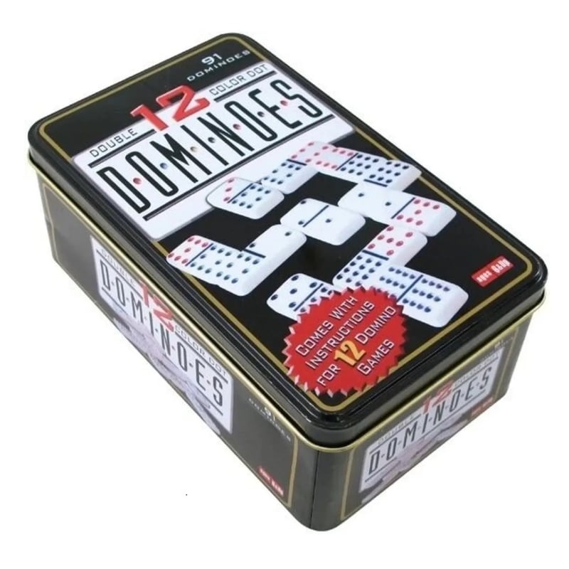 GENERICO Juego De Domino 91 Piezas Doble 12 Dominoes Juego De Mesa ...