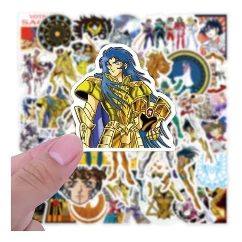 GENERICO 50 Stickers Saint Seiya - Etiquetas Autoadhesivas | falabella.com