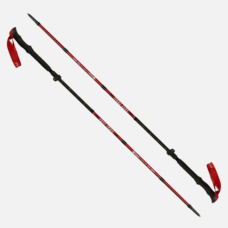 LIPPI Baston Fast Trail Duo Trekking Pole Rojo Lippi | falabella.com