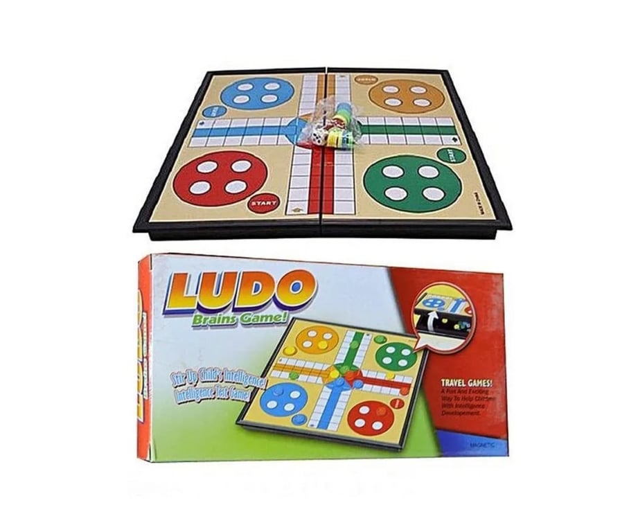 GENERICO Ludo Magnetico Juego Mesa Clásico Educativo Tablero 18x18 ...