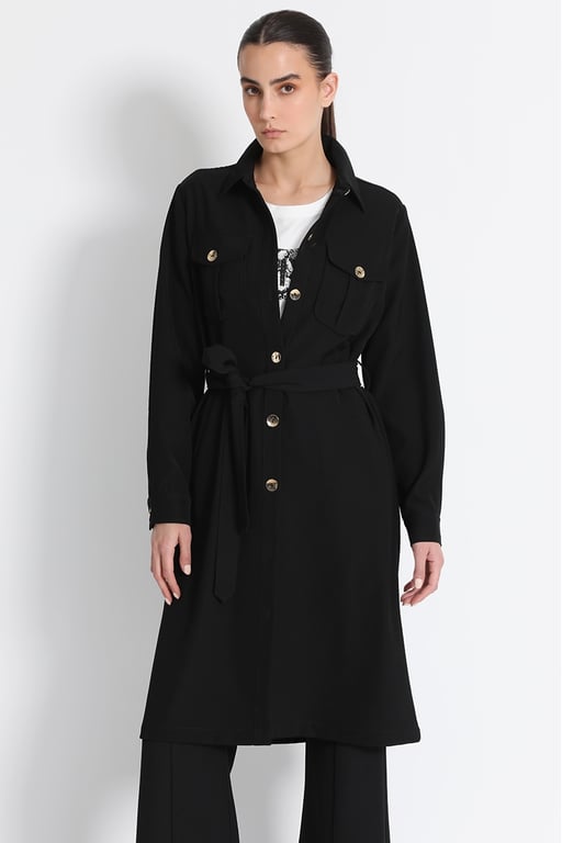 LIOLA Tapado Recto Negro Liola | falabella.com