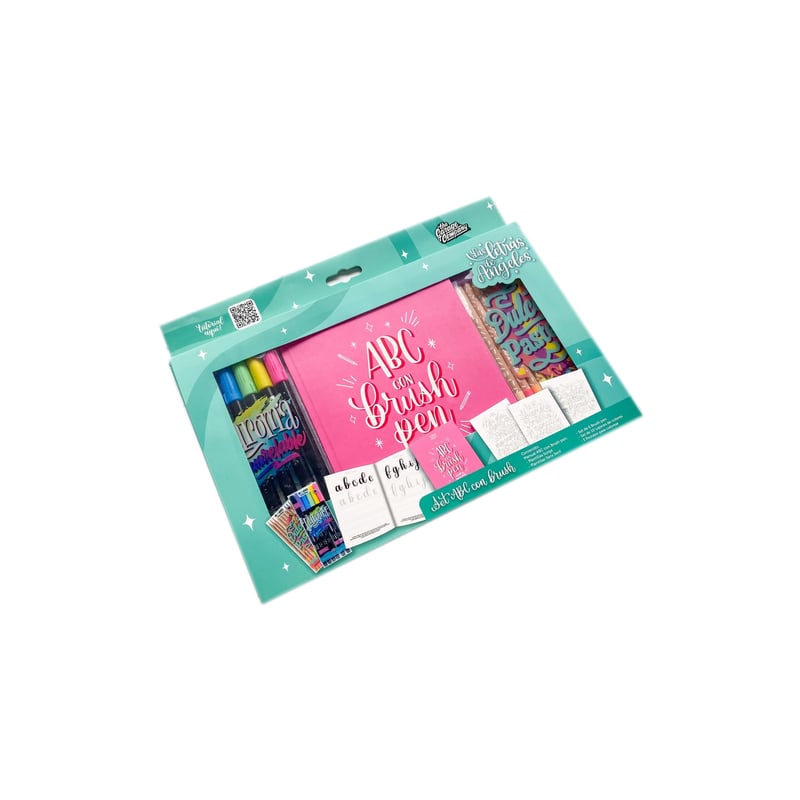 JAZWARES SET MANUAL LETTERING ABC CON BRUSH LAPICES - LAS LETRAS DE LOS ...