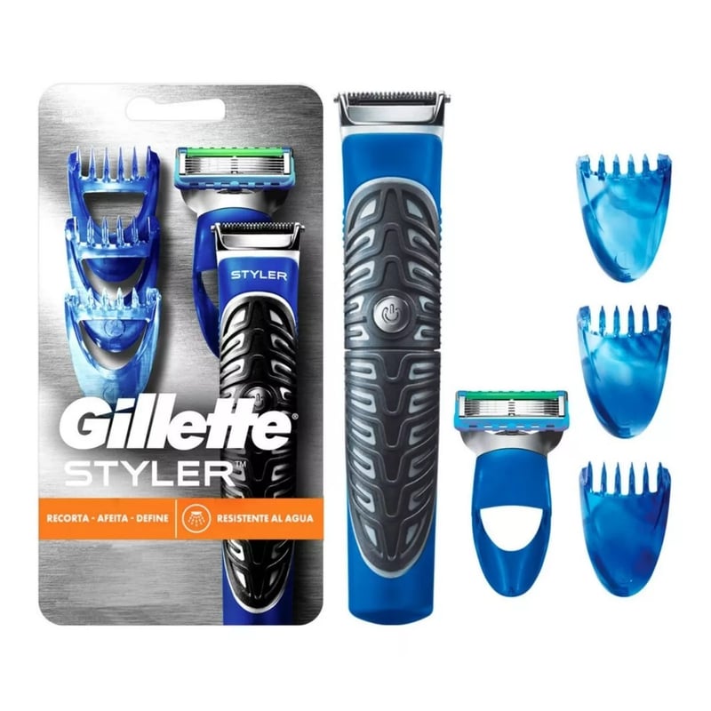 GILLETTE Máquina de Afeitar Eléctrica Gillette Styler Kit 3 en 1 ...