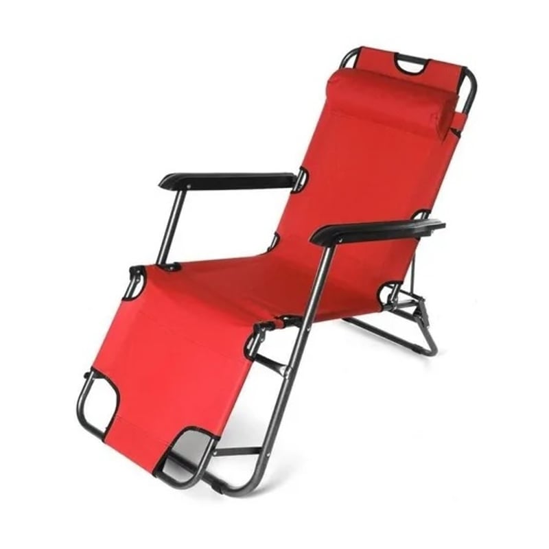 GENERICO Silla Reposera Playa Camping Alta Plegable Silla Reclinable ...