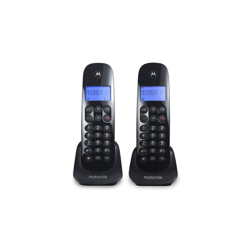 MOTOROLA Teléfono Inalámbrico Motorola Duo M700-2 Negro Pack X 2 ...