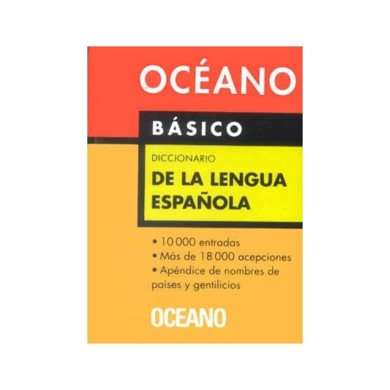 OCEANO Diccionario Basico Oceano De La Lengua Española | falabella.com