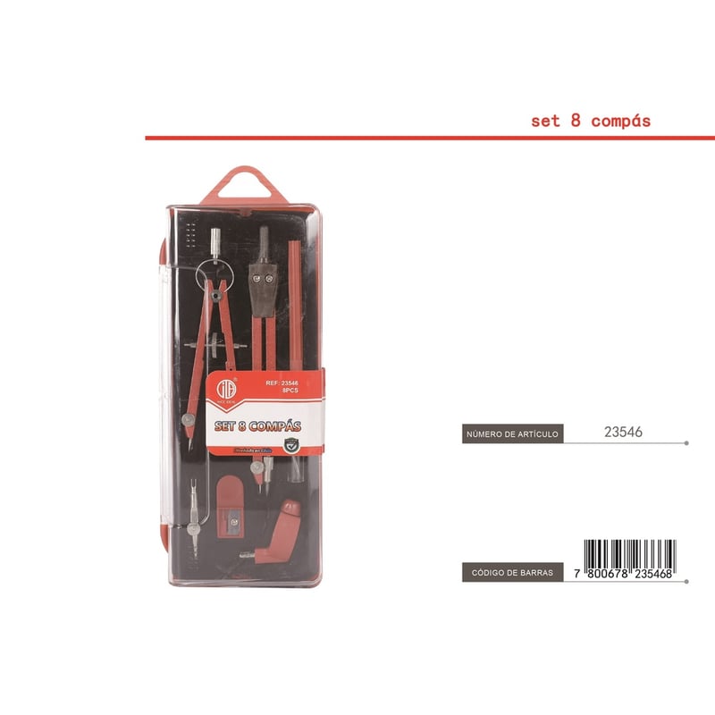 VARIOS Set De Compas Con Estuche | falabella.com