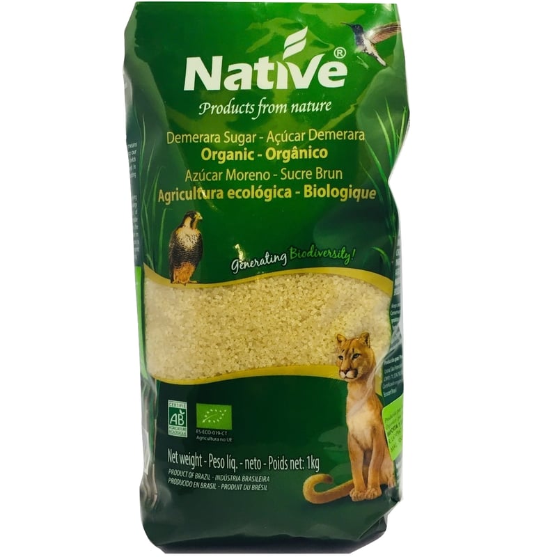 NATIVE Azúcar Rubia Orgánica Native 3 Kilos - Sin Gluten - 3x1 ...