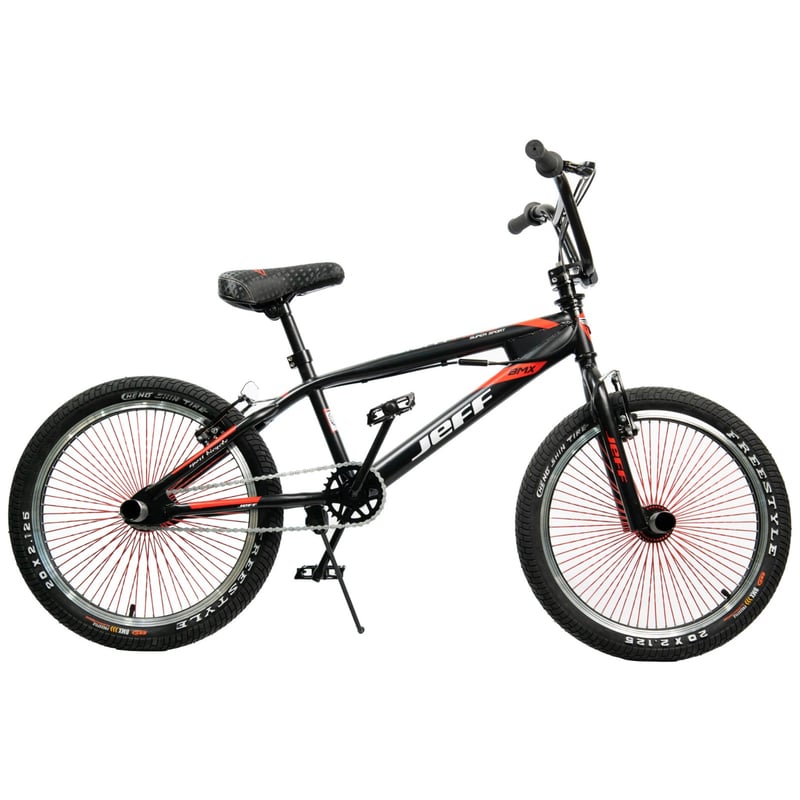 GENERICO Bicicleta Freestyle BMX JEFF Aro 20 Negro-Rojo | falabella.com