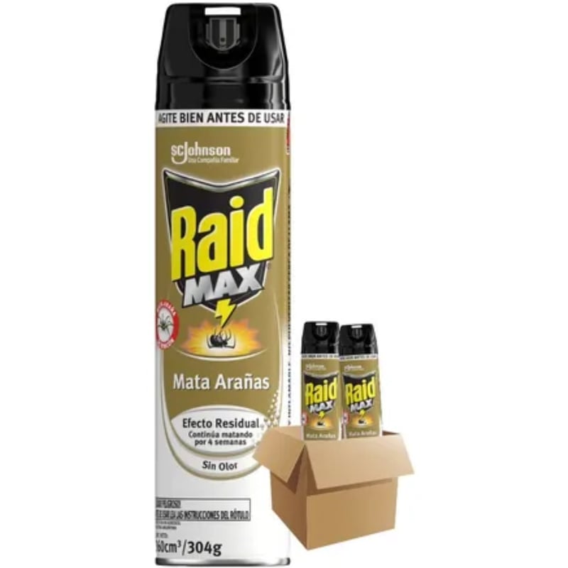 Raid Mata Arañas - Sin Olor - 360 Cc Pack x2 | Sodimac Chile