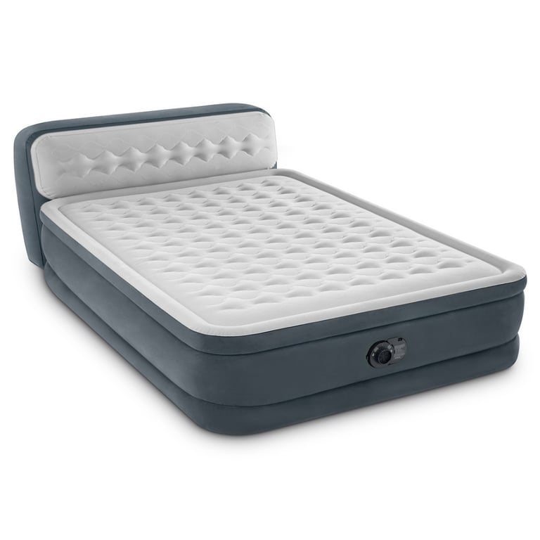 INTEX Colchón Inflable Eléctrico 2 Plazas 152x203x46 Cm Respaldo Ultra ...