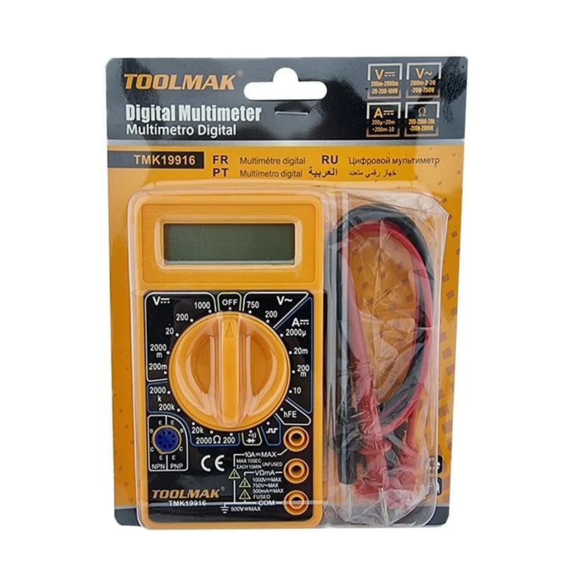 GENERICO Multimetro Multitester Digital Toolmak Tmk19916 | falabella.com