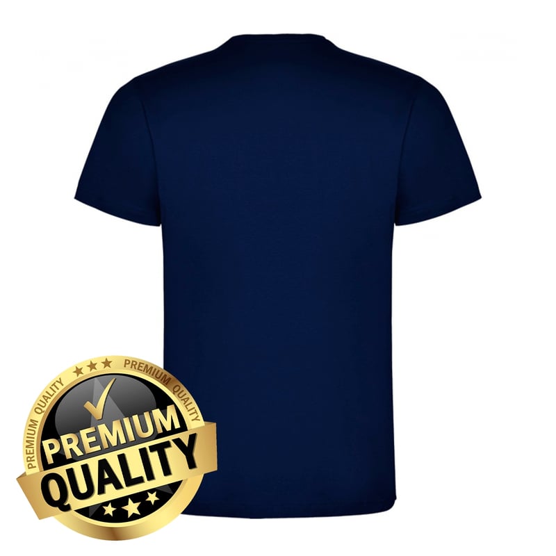 ROLY Polera De Algodón Azul Marino Unisex Manga Corta Dogo Premium ...