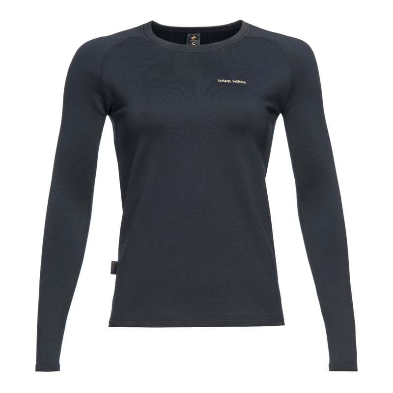 HAKA HONU Primera Capa Mujer Huemul Top Negro Haka Honu | falabella.com