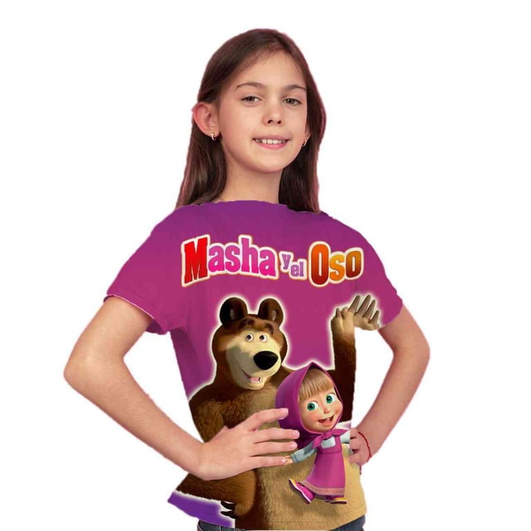 STUDIONE Polera StudiOne Niño - Masha y el Oso | falabella.com