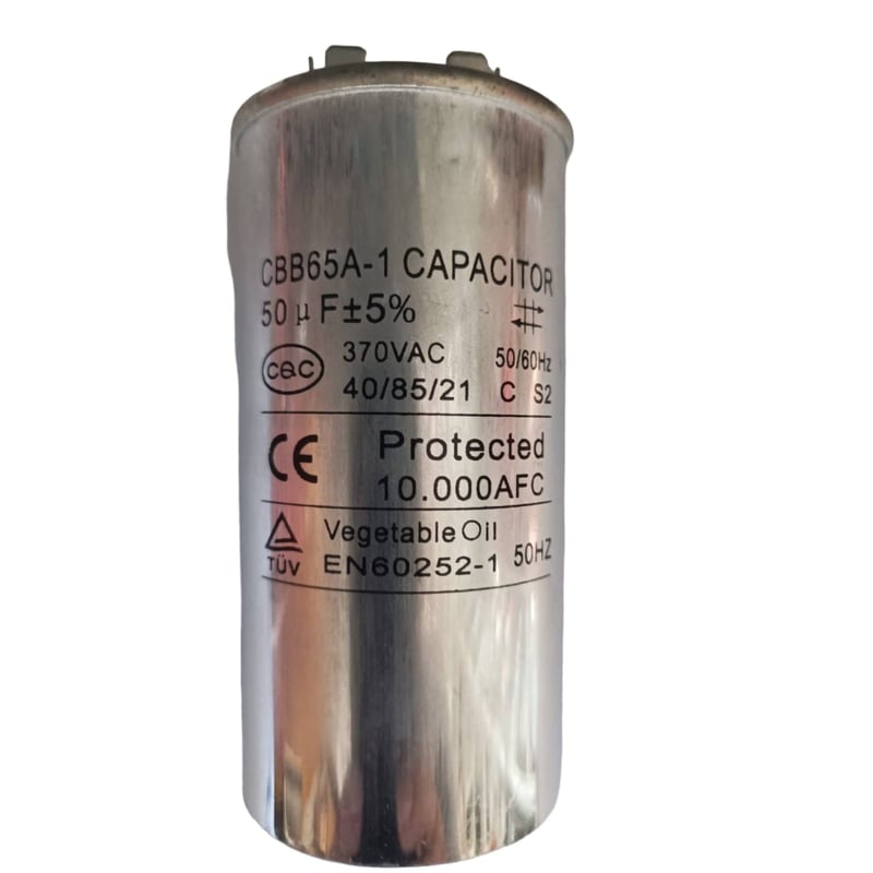 Capacitor 370v 50Uf para compresores | Sodimac Chile