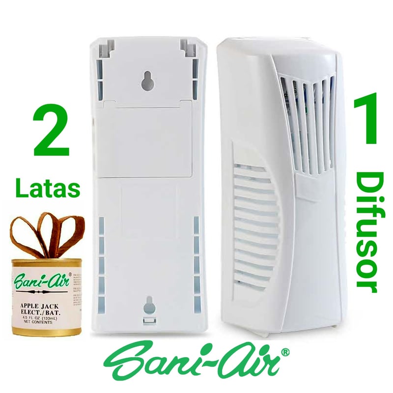 GENERICO PACK 2 LATAS SANI AIR MAS 1 DIFUSOR A PILA | falabella.com
