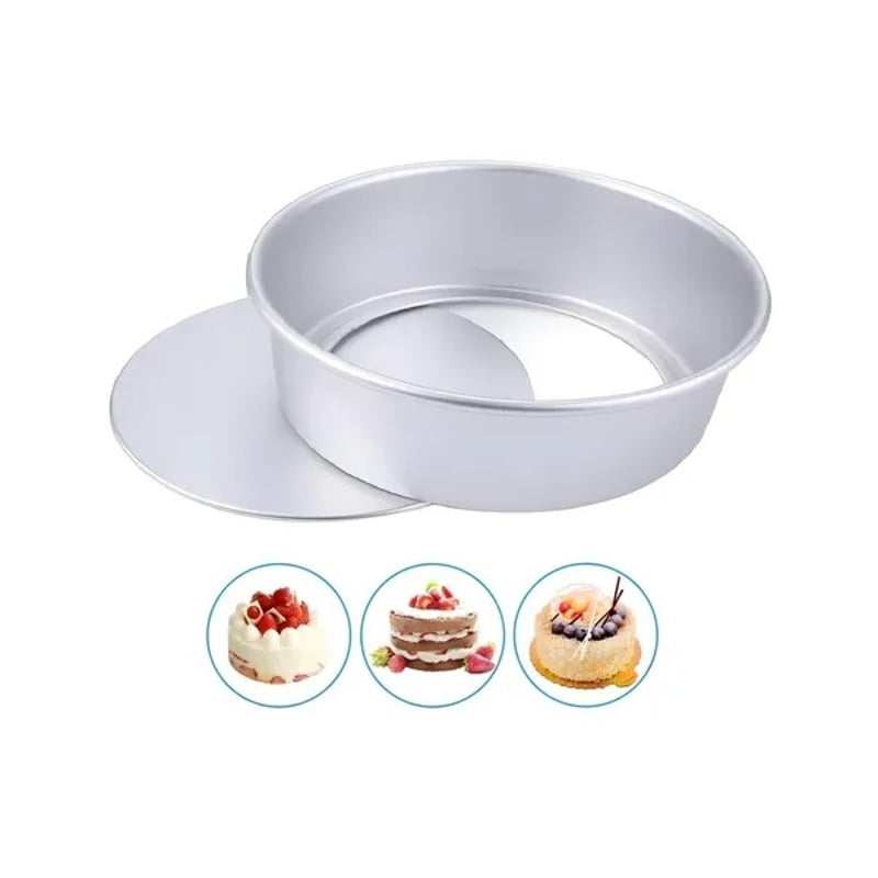 GENERICO Molde De Aluminio Para Torta Molde Desmontable Molde 24x10cm ...