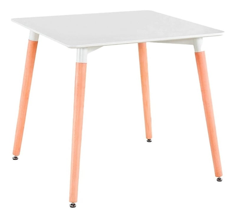 GLOBAL LATIN GROUP Mesa Comedor Eames Cuadrada Blanca 80x80 | falabella.com