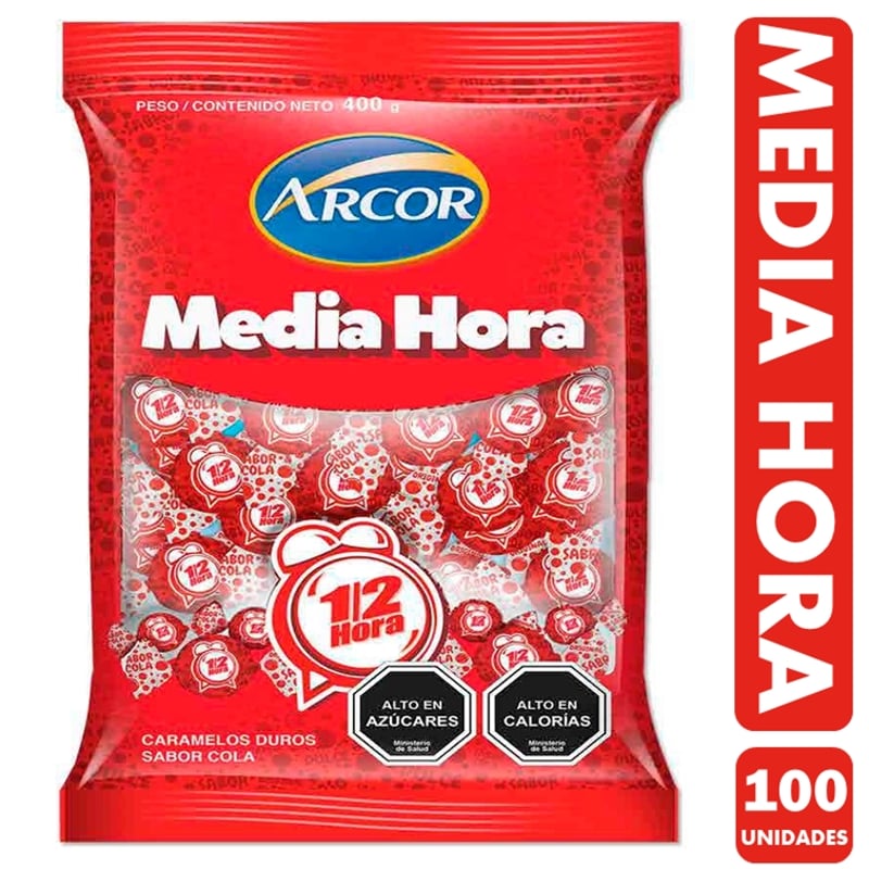 ARCOR Media Hora - Caramelo De Arcor (Bolsa Con 100 Unidades ...
