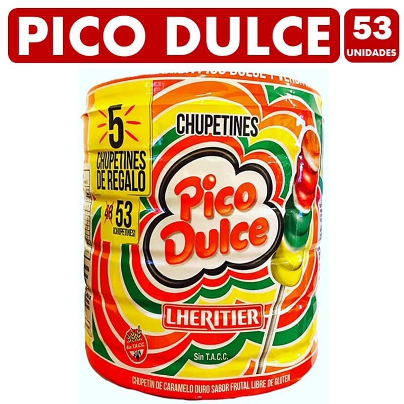 LHERITIER Pico Dulce - Chupetines (Pote Con 48 Unidades) | falabella.com