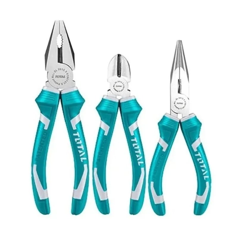 TOTAL TOOLS Set De Alicates Universal Combinados 3 Piezas | falabella.com