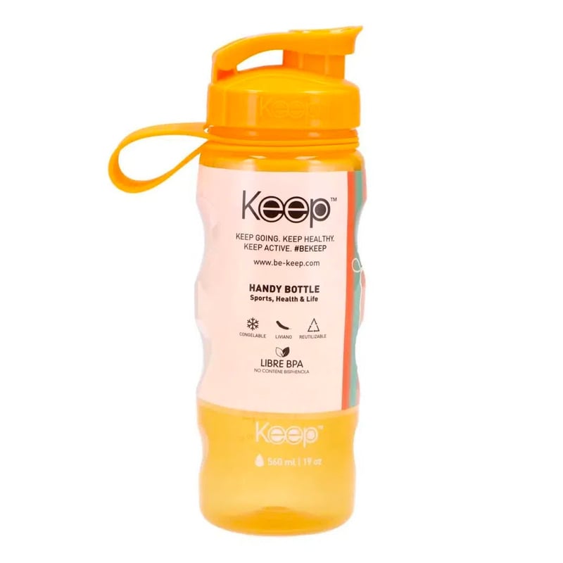 KEEP Botella Anatómica Con Mango 800ml Celeste o Amarillo - Keep | falabella.com