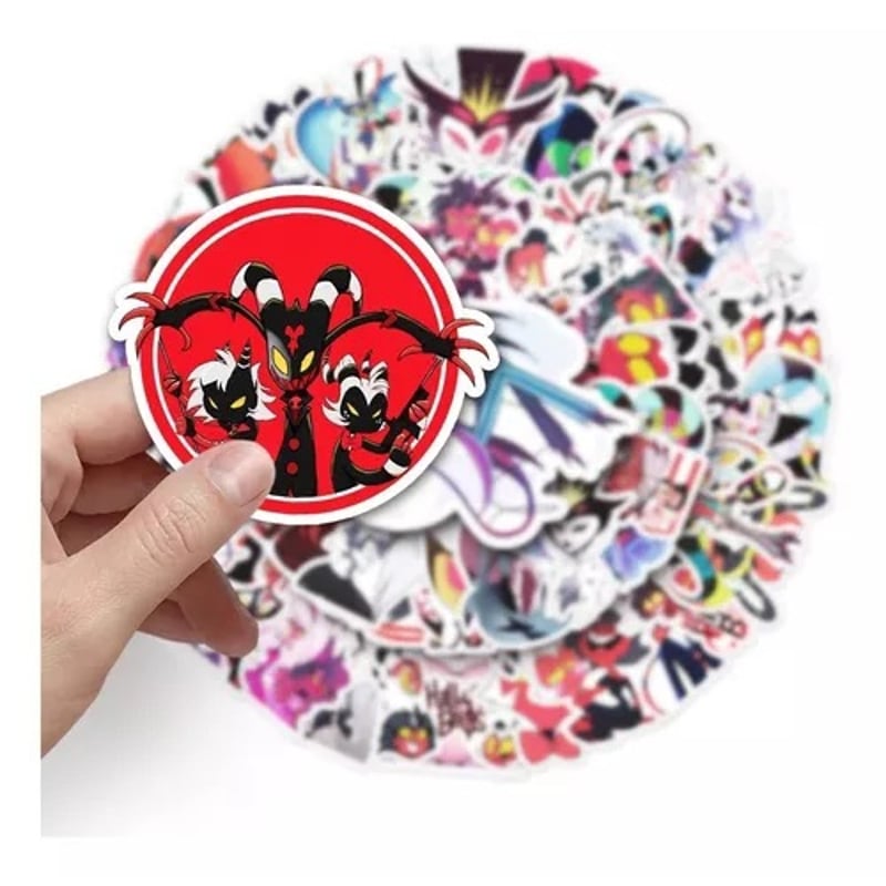 GENERICO 50 Stickers De Helluva Boss - Etiquetas Autoadhesivas ...