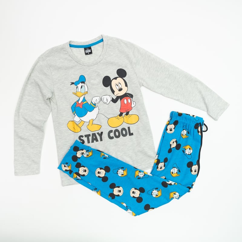DISNEY Pijama Niño Mickey Stay Cool Azul Disney | falabella.com