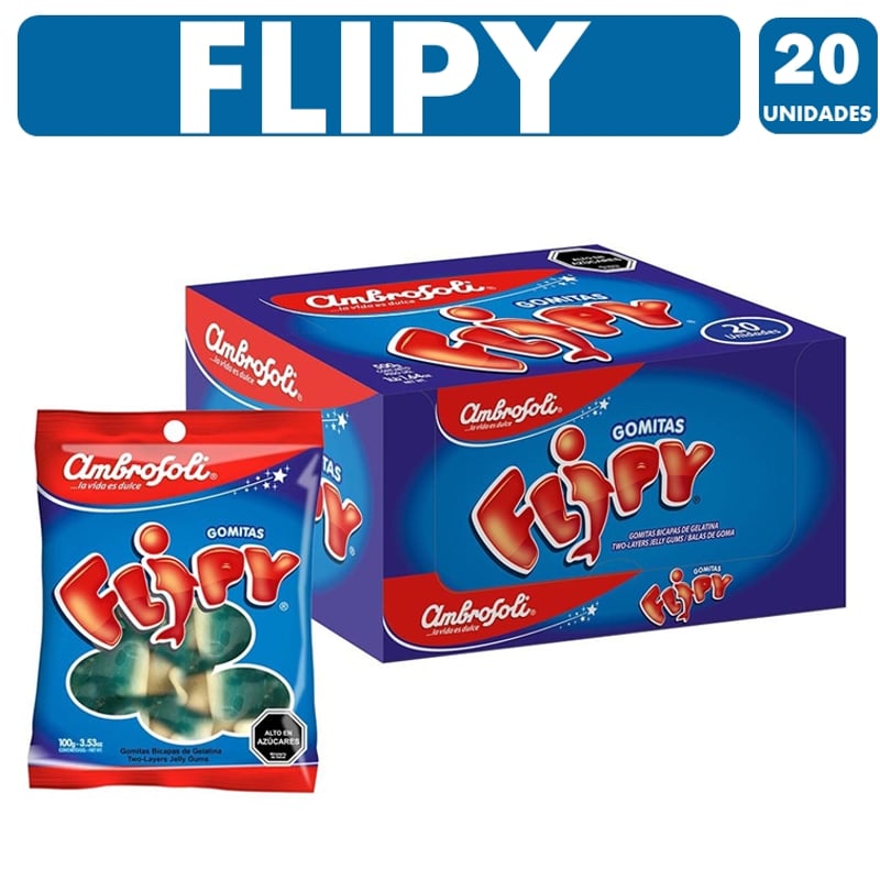 AMBROSOLI Flipy - Gomitas De Ambrosoli (Caja Con 20 Unidades ...