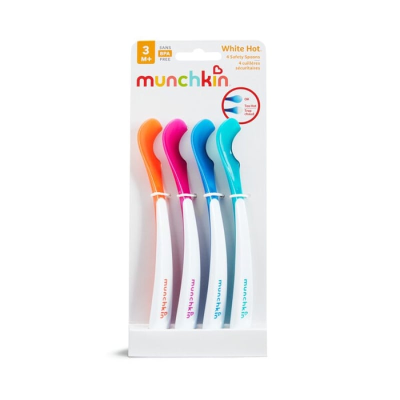 MUNCHKIN Set 4 Cucharas Con Sensor De Temperatura Munchkin | falabella.com