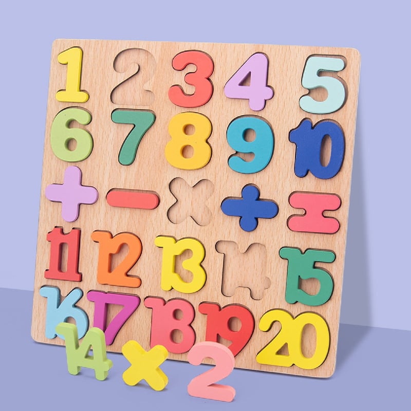 GENERICO Tabla de Encaje Didáctico Numeros de Madera Niños | falabella.com