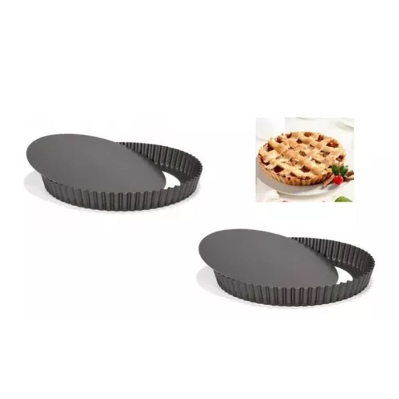 GENERICO Pack X2 Molde Desmontable Molde Desmontables Reposteria 20cm ...