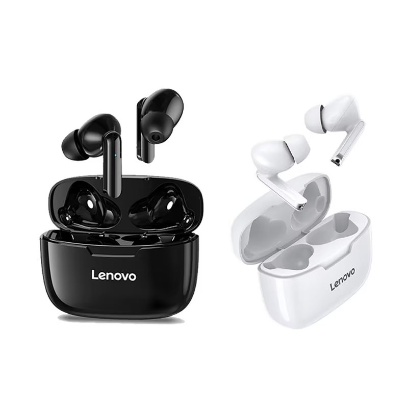 LENOVO Set de 2 audífonos Lenovo XT90 TWS - Negro y Blanco | falabella.com