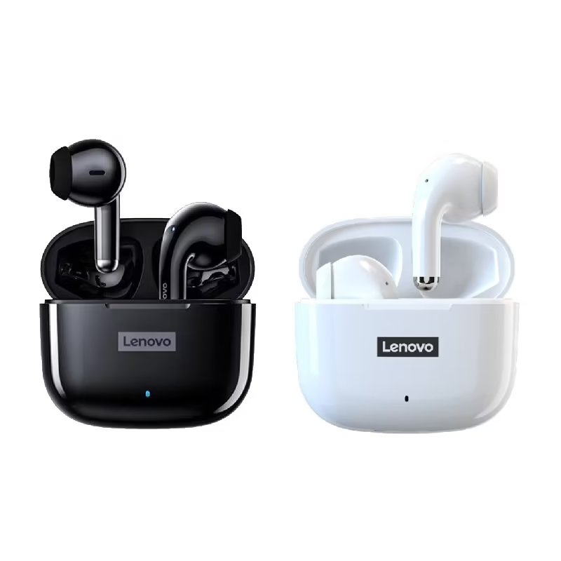 LENOVO Set de 2 audífonos Lenovo LP40 Pro TWS - Negro y Blanco | falabella.com