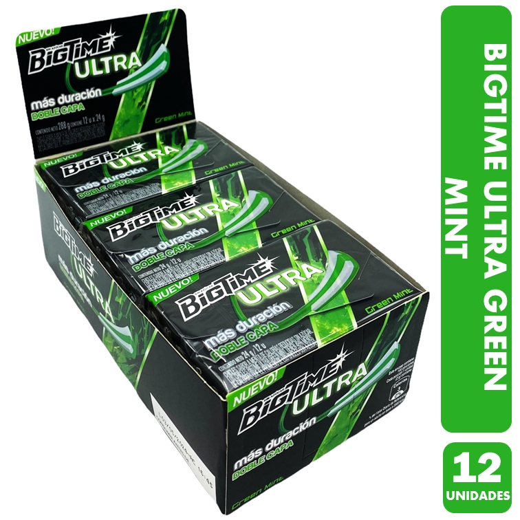 BIGTIME Bigtime Ultra Green Mint - Bigtime Verde Caja Con 12Uni ...