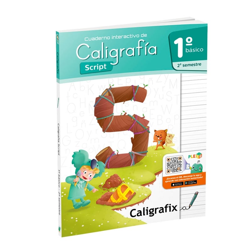 CALIGRAFIX Caligrafix Cuaderno Caligrafia Script 1 Basico 2 Semestre ...