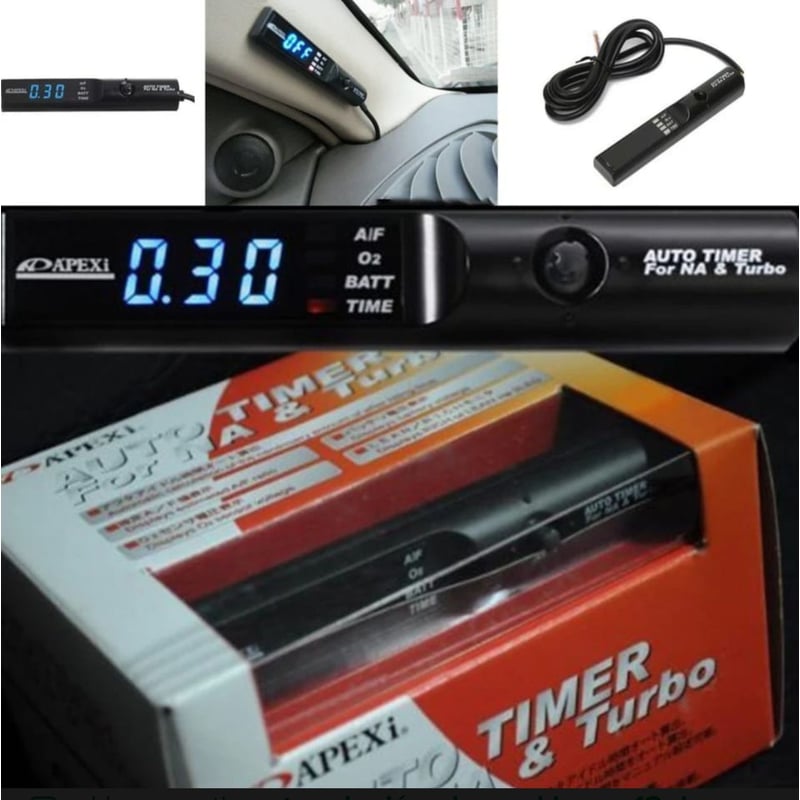 GENERICO Turbo Timer Apexi Auto 12v Camioneta Turbo Led Con Pantalla ...