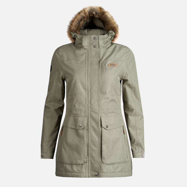 LIPPI Chaqueta Mujer Roble B-Dry Hoody Jacket Melange Verde Lippi ...