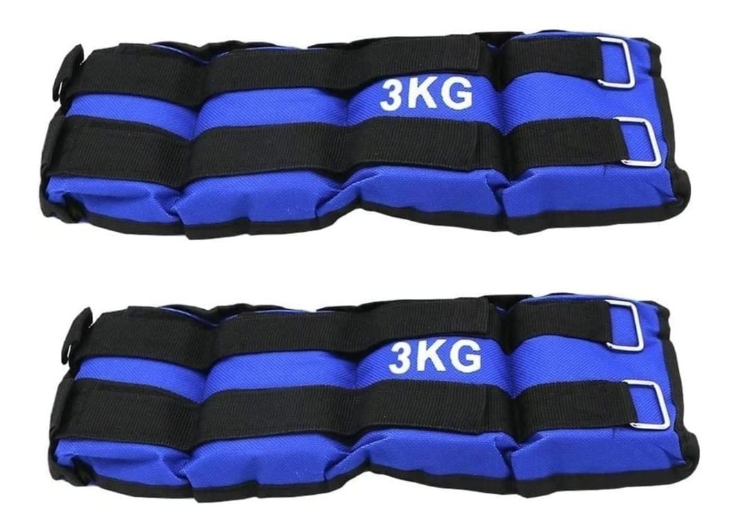 GENERICO Pack 2 Pesas De Tobillo Tobillera De 1,5kg C/u (Total 3kg) | falabella.com